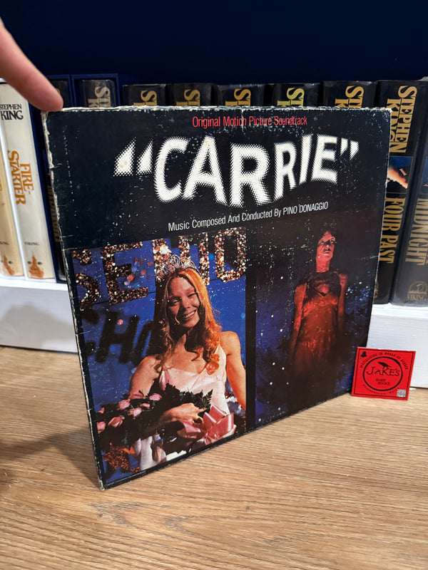 Stephen King, Carrie, Motion Picture Soundtrack LP – Jake's Rare Books