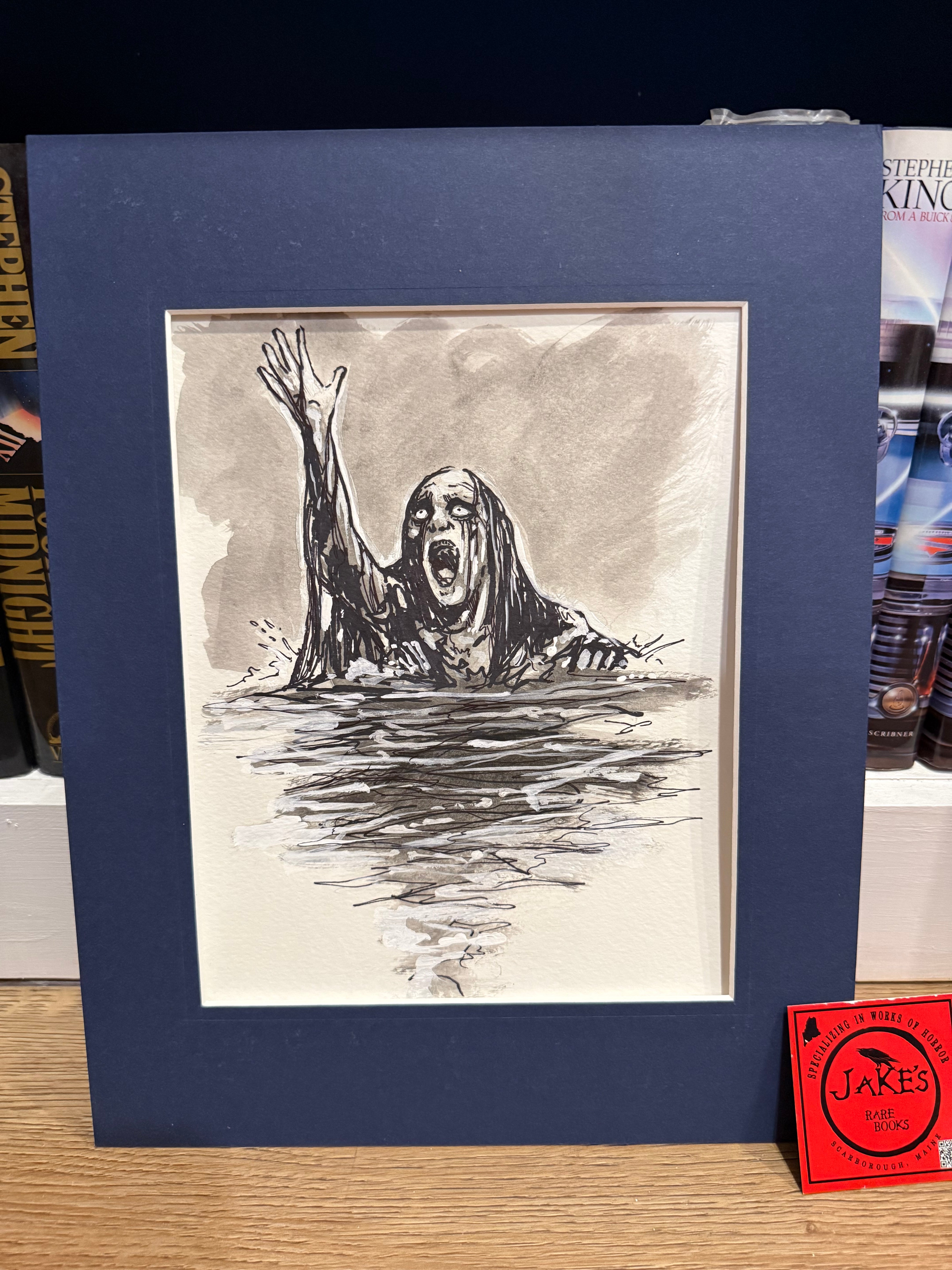 The Raft, Alex McVey, Original Painting – Jake's Rare Books