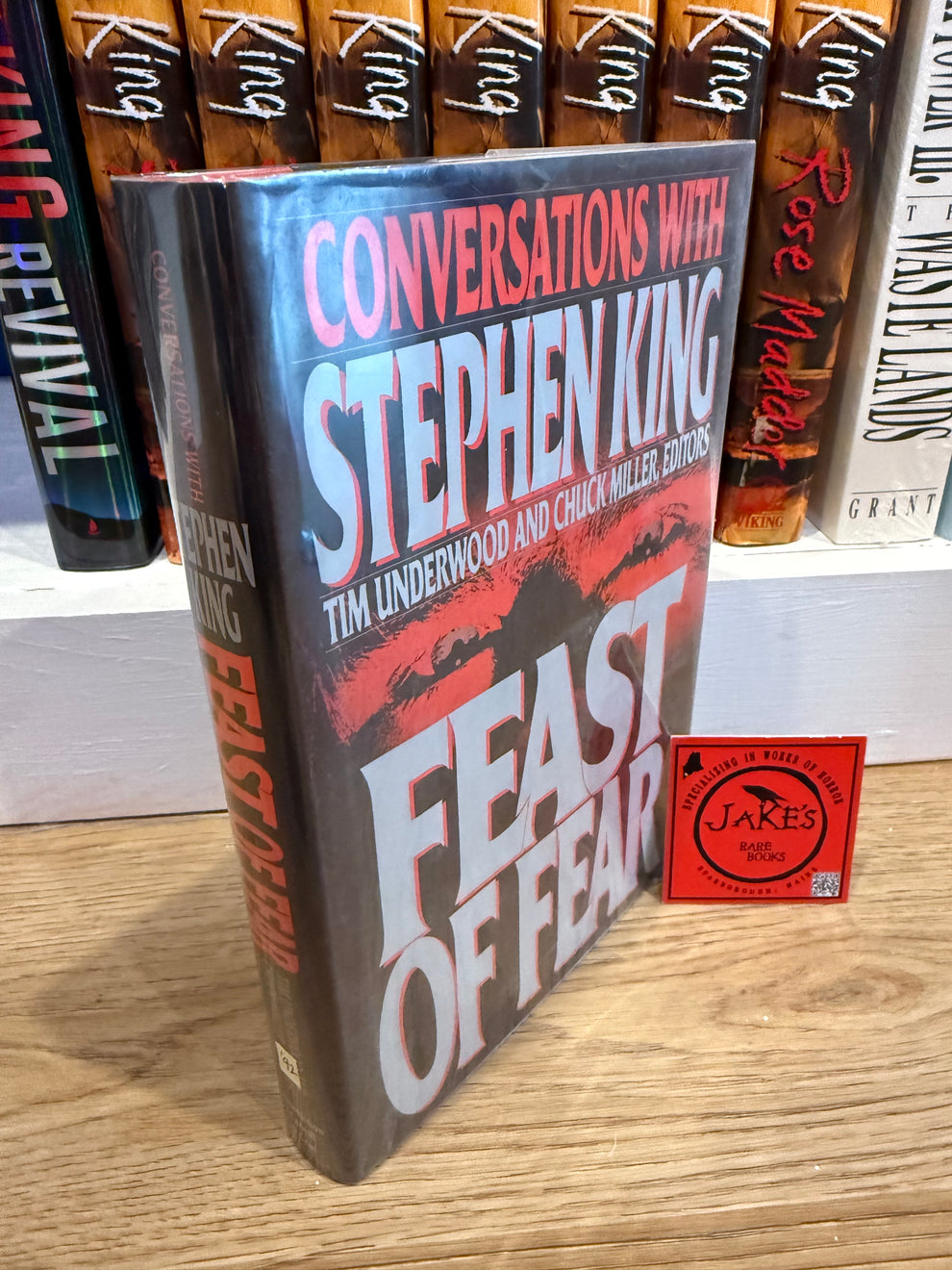 Feast of Fear: Conversations with Stephen King, First Edition – Jake's ...